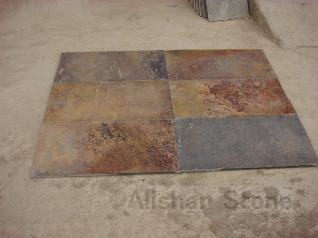 China Slate factory,black slate flloring tiles, Natural Slate Mosaic ...