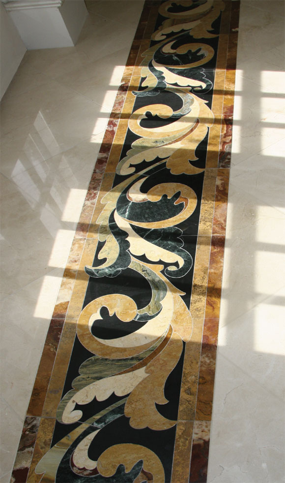 Luxurious and beautiful water jet medallion projcet,water jet medallion ...