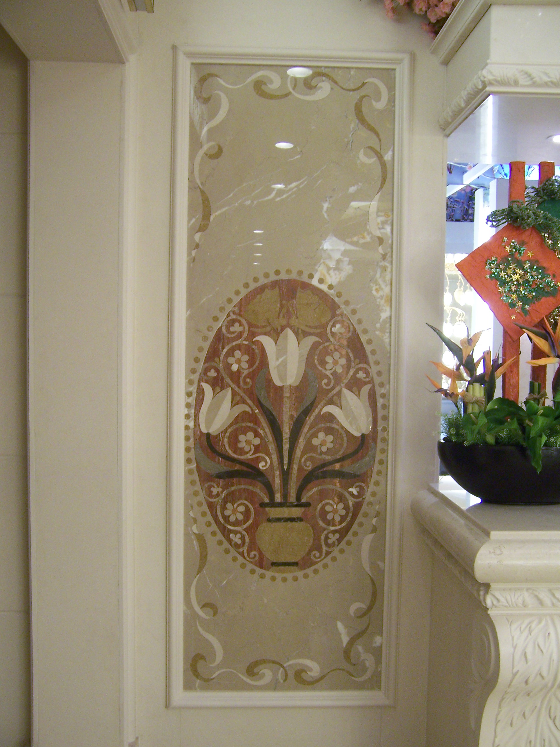 Luxurious and beautiful water jet medallion projcet,water jet medallion ...